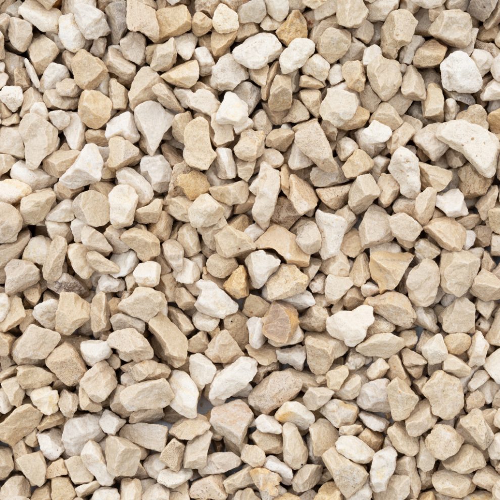 Golden Gravel 20mm Bulk Bag | Golden Flint | Solent Gold Chippings