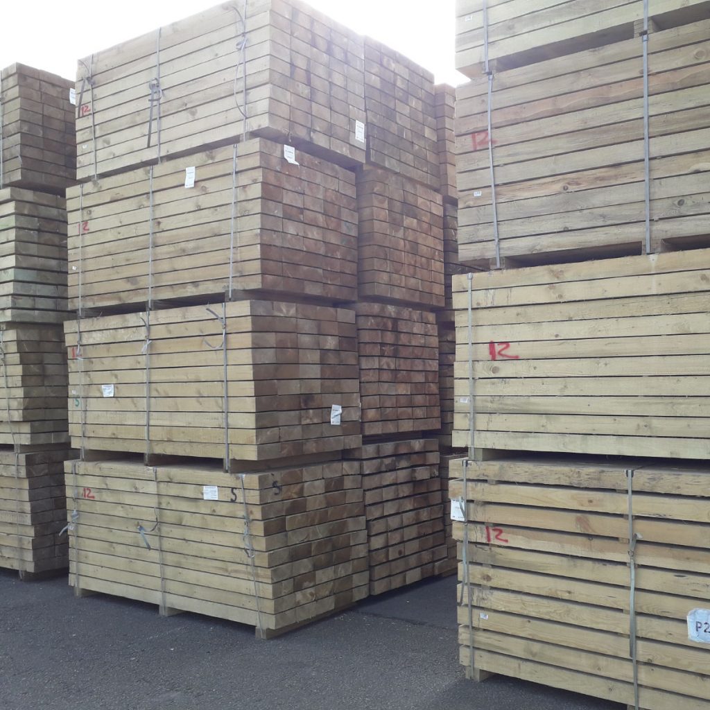 Green Timber Sleepers | Wood Sleepers | Treated Sleepers